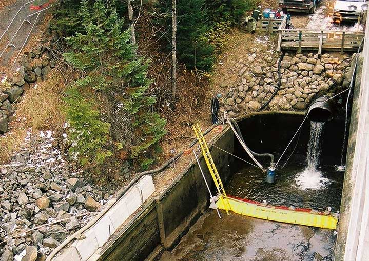 Batardeaux souples WaterGate | Travaux en rivière