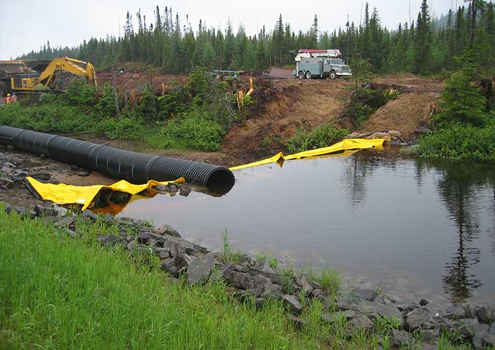 Batardeaux souples WaterGate | Travaux en rivière