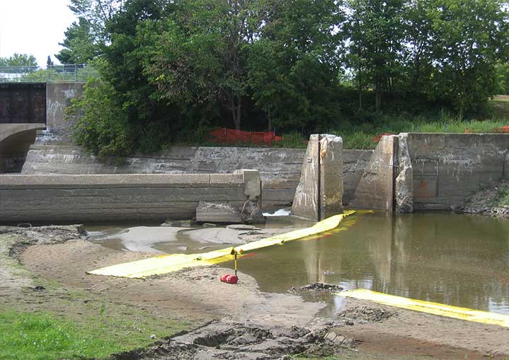 Batardeaux souples WaterGate | Travaux en rivière