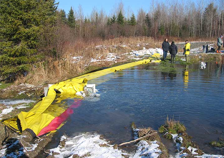 Batardeaux souples WaterGate | Travaux en rivière