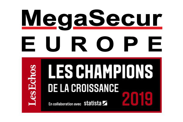 MegaSecur.Europe, Champion de la croissance 2019 ! - MegaSecur.Europe
