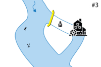 #4 | Batardeau en L | Appui sur pile de pont - Water-Gate©